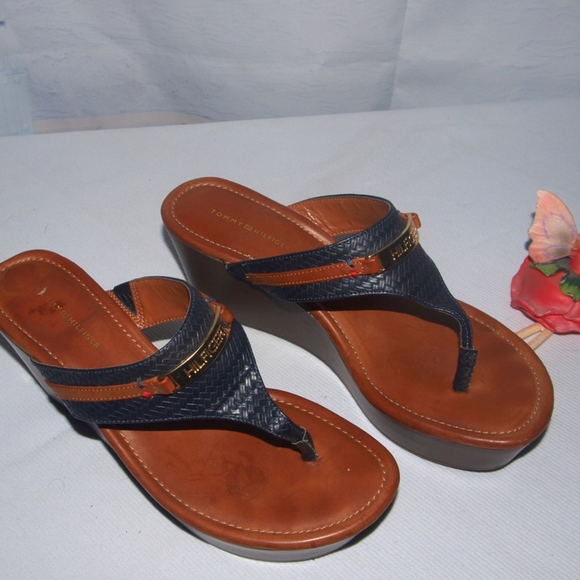 Tommy Hilfiger | Shoes | Tommy Hilfiger Platform Sandals 85m Siesta ...